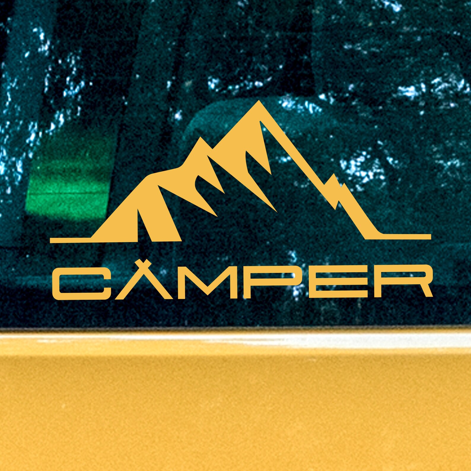 1 X Camper Mountain Sticker Camper Van Window Decal / - Etsy UK