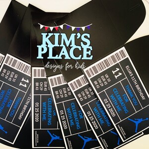 Digital Jordan Party Favor Box Label, Party Favors, Party Bags ...