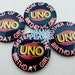 Uno Birthday Buttons, Custom Party Favor Pins, Birthday Pins, Birthday ...