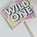 Pastel UNO Cake Topper WILD ONE Birthday Cake Topper Pastel Uno Party ...