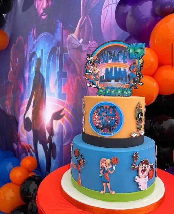 Space Jam Cake Ideas Space 3rd Happy Birthday Cake Topper For Boy Girl