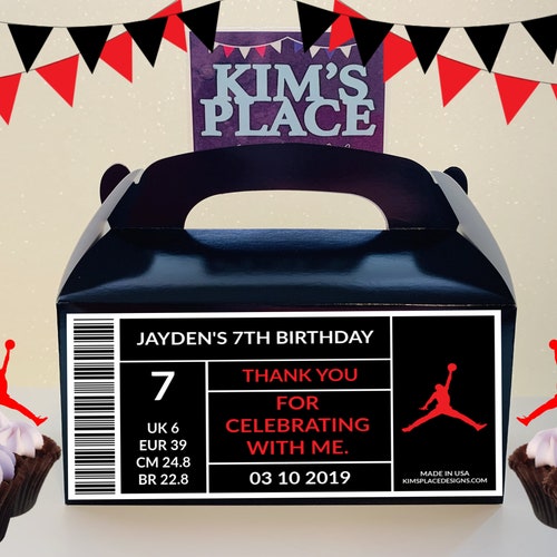 Air Jordan Theme Birthday Party Sneakerheads Digital - Etsy