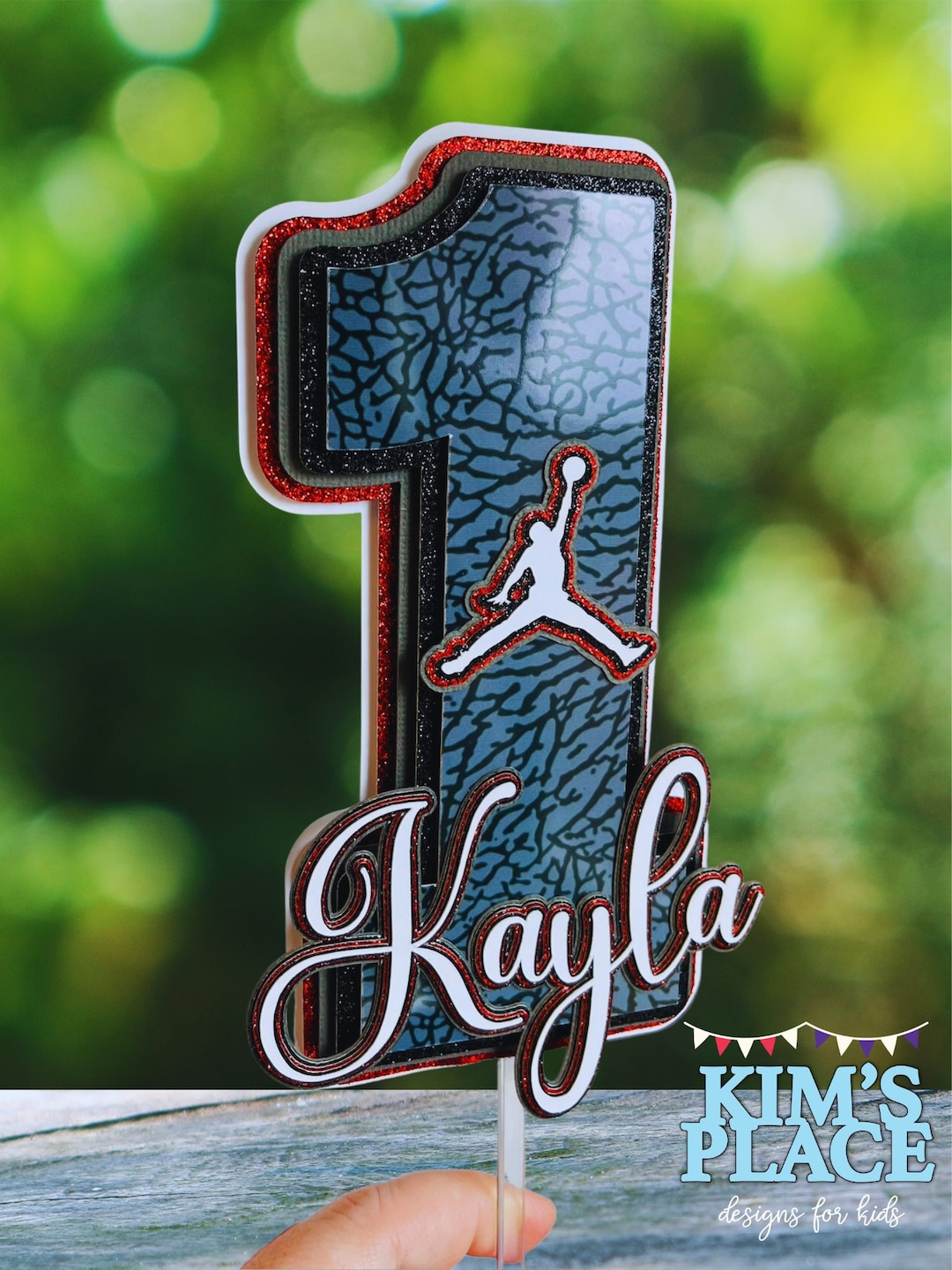 Jordan Shoe Cake Topper | Jordan Sneaker Theme Cake Topper | Jordan ...