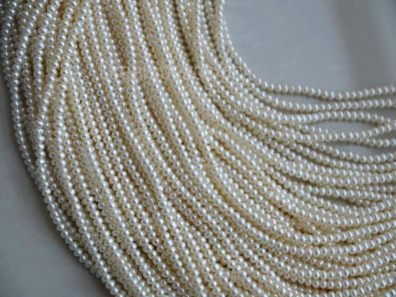 Mini Pearl Beads Pearl Seed Beads 2-3mm Natural White off - Etsy