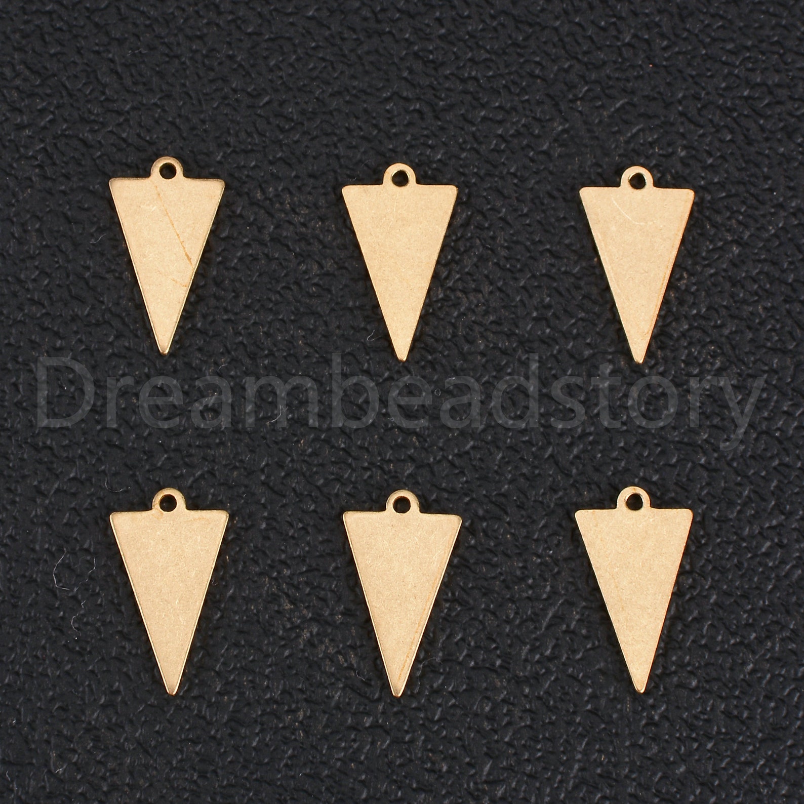 50-1000 Pcs Brass Triangle Stamping/ Small Size Blank Tags/ Geometric ...