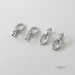 Push Gate Oval Clasp - Spring Gate Clasp - 14K Real Gold/ White Gold ...
