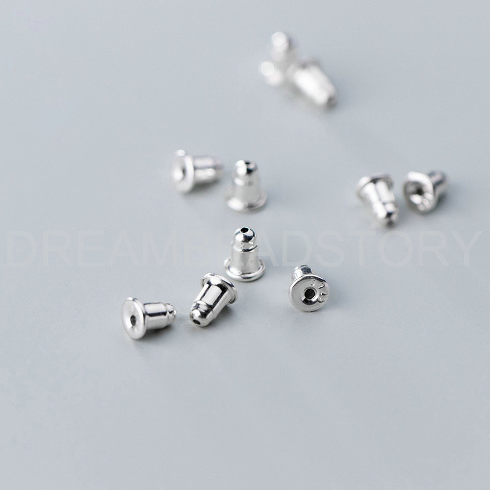 Bullet Ear Stopper - Gold/ White Gold/ Rose Gold Plated 925 Sterling ...