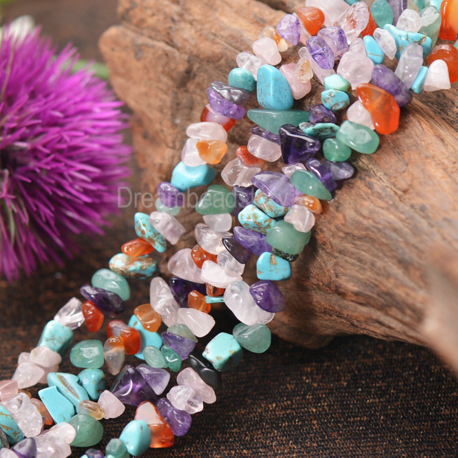 Gemstone Beads, Mixed Stone Loose Beads, Natural Irregular Semi ...