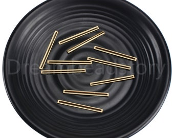 50-1000 Pcs Raw Brass Rectangle Spacer Beads/ Rectangular | Etsy