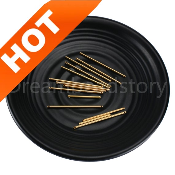 20-200 Pcs Brass Round Bar Charms/ Long Stick Bar/ 2mm Width - Etsy