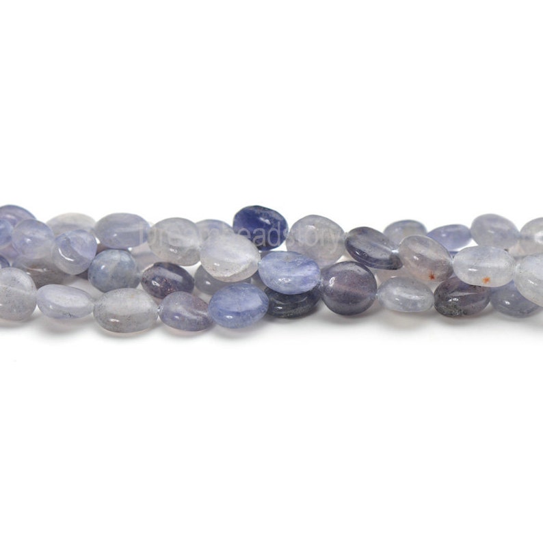 Natural Blue Lolite Cordierite Gemstone Irregular Pebbe | Etsy