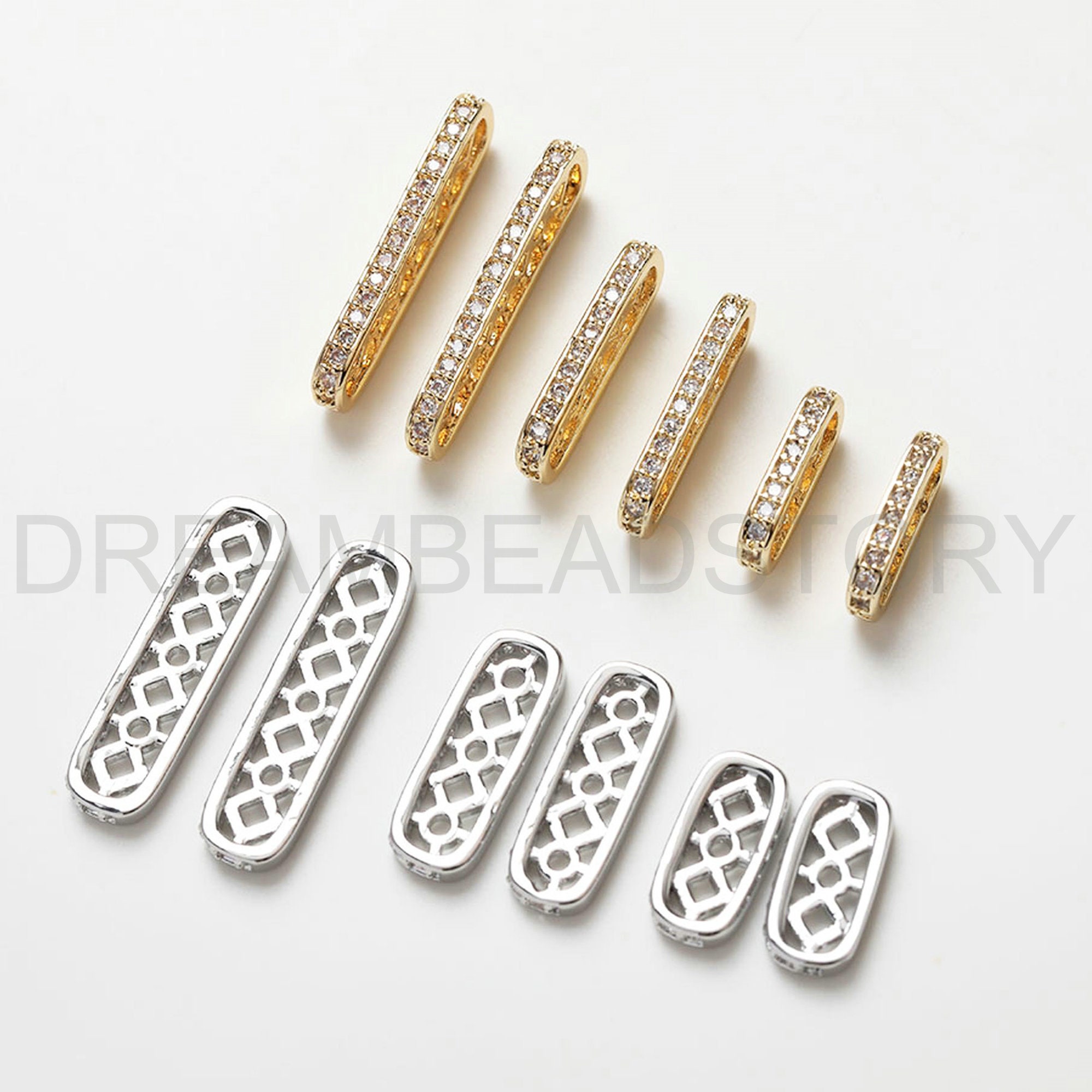 Multi Strand Clasps - Necklace Separator - Multi Row Ends -14K Real ...