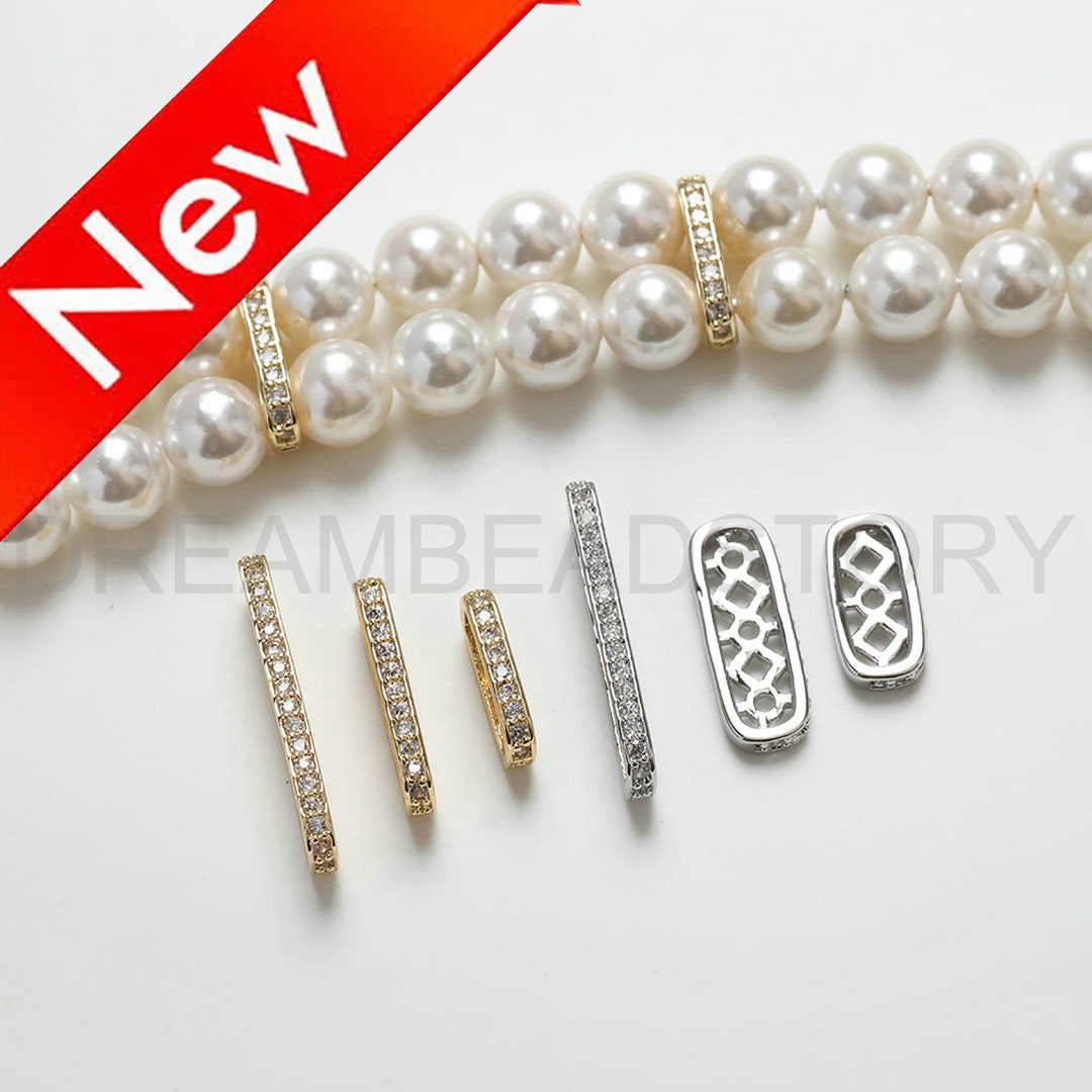 Multi Strand Clasps - Necklace Separator - Multi Row Ends -14K Real ...