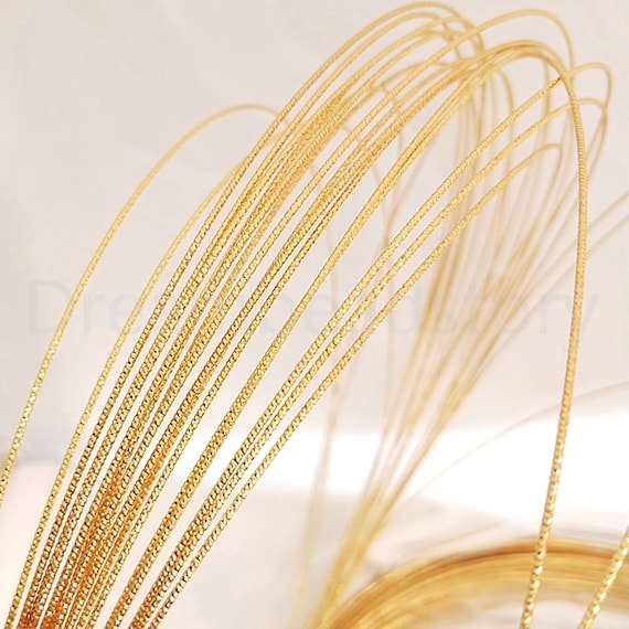 Gold Wire for Wrapping Necklace Bracelet Earring Making 18K - Etsy