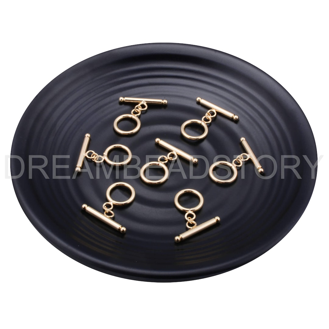 2-100 Sets 14K Gold Plated Toggle Clasp for Necklace Bracelet - Etsy