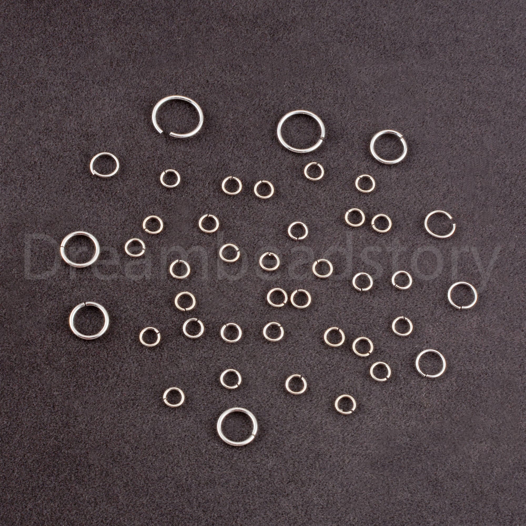 10-100 Pcs 925 Sterling Silver Round Circle Jump Ring/ 22 20 | Etsy