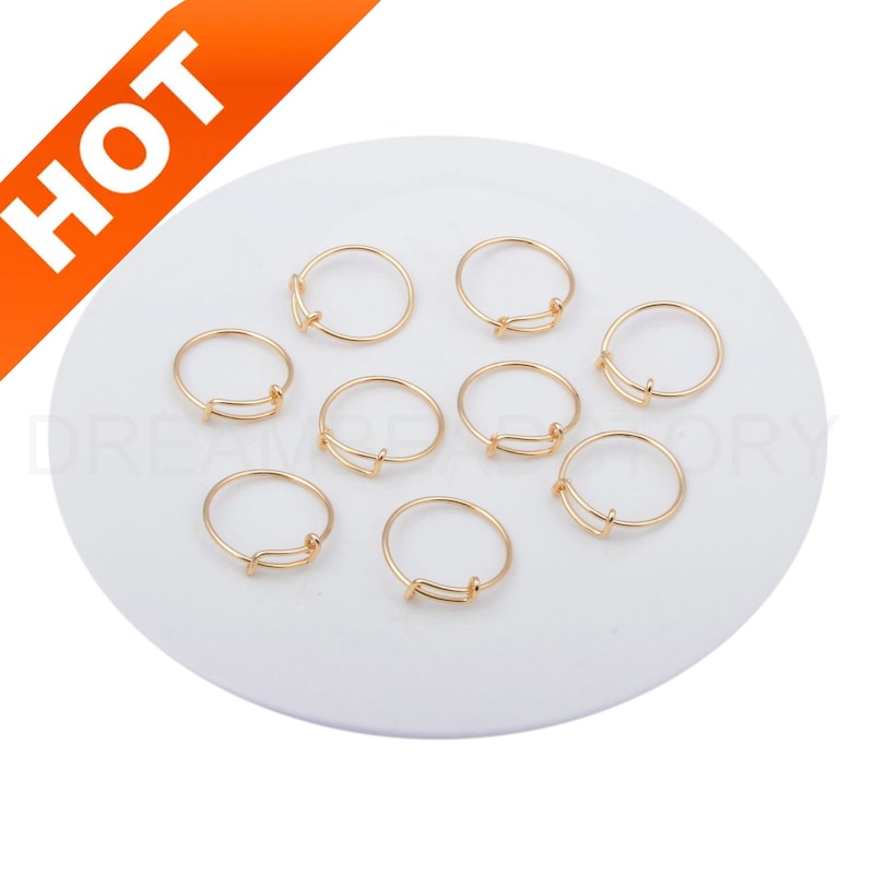 Adjustable Wire Ring - Etsy