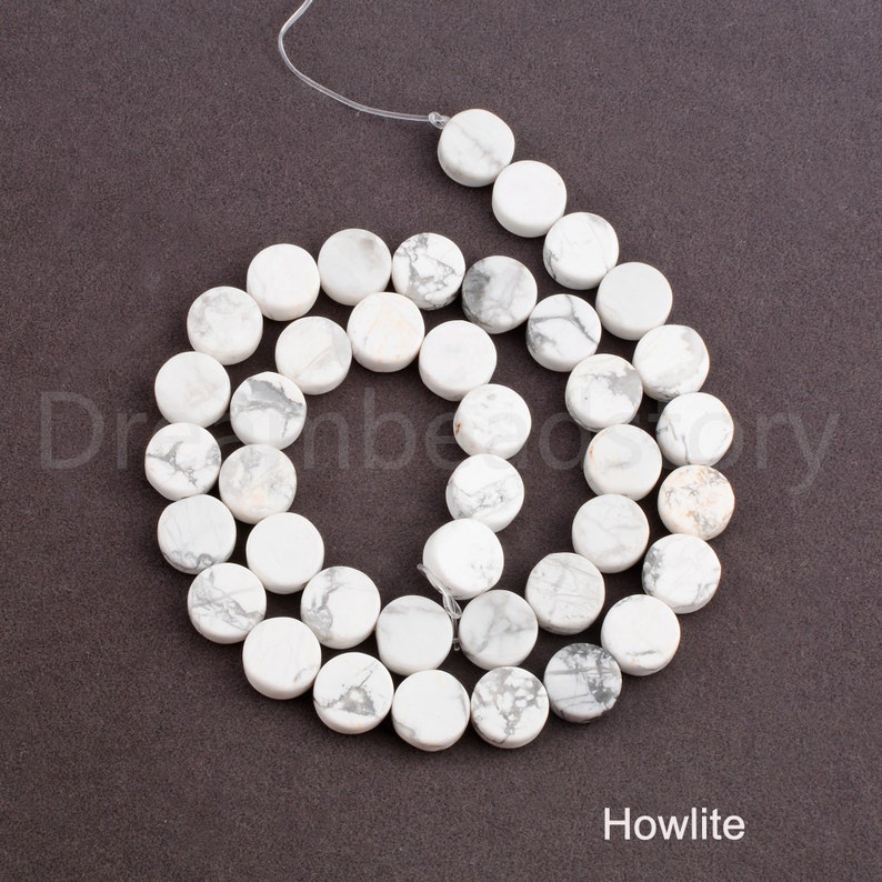 Gemstone Button Beads Natural Rose Quartz/ Tiger Eye/ Agate/ | Etsy