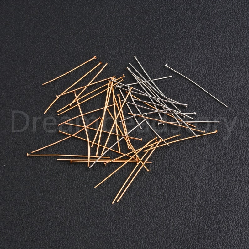 120-1200 Pcs Flat Head Pins 18mm 22mm 24mm 30mm 40mm50mm White | Etsy