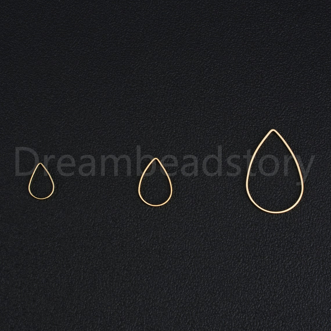 100-1000 Pcs Raw Brass Large Teardrop Charms Hollow Drop - Etsy