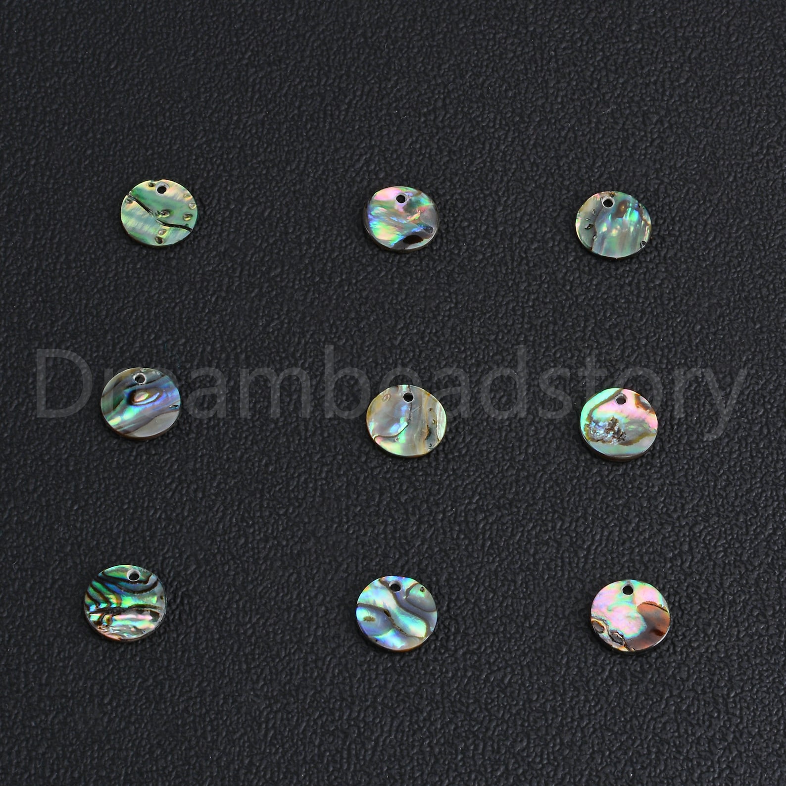 6-50 Pcs Natural Abalone Shell Disc Pendant Beads for Earrings - Etsy