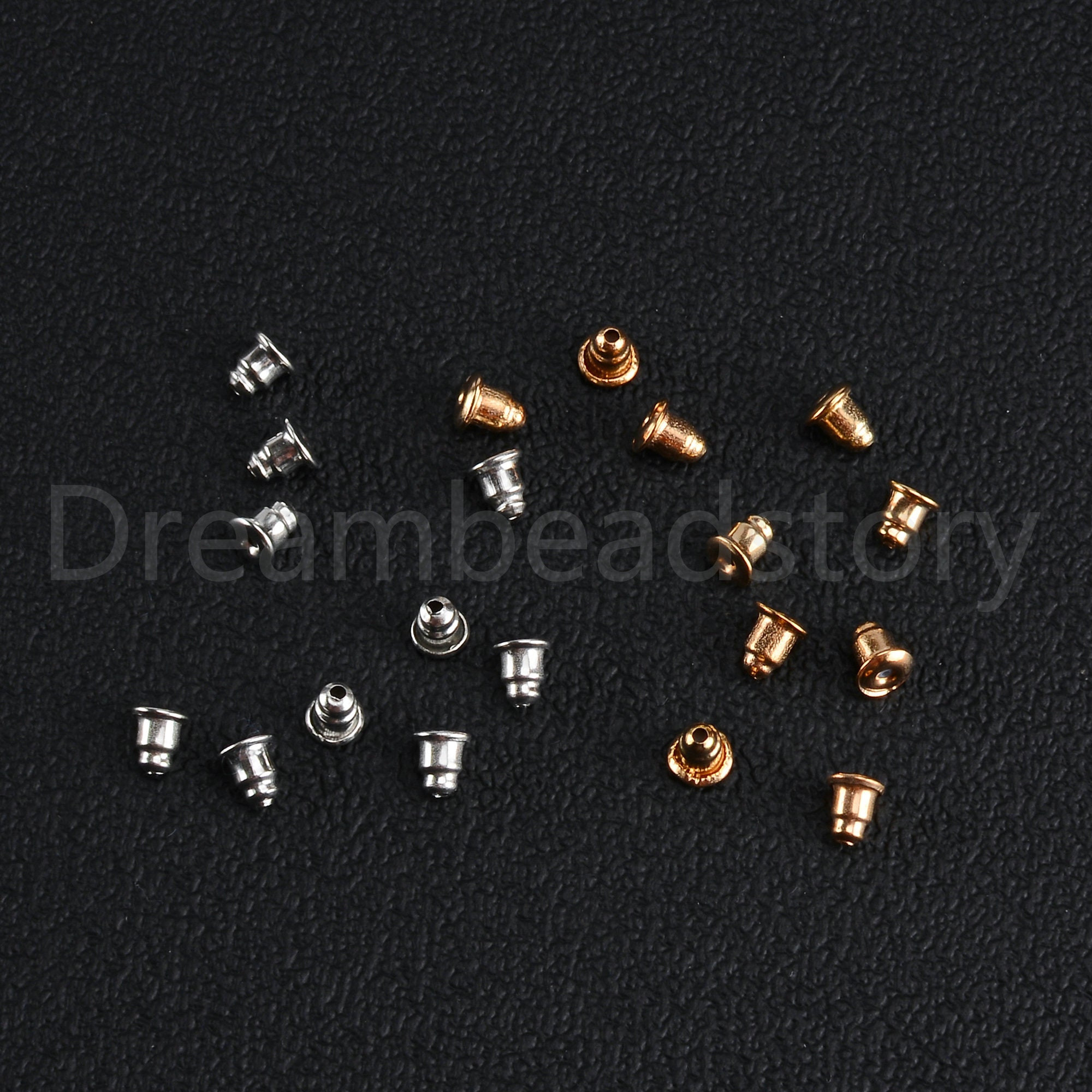 100-1000 Pcs Earwire Nuts Stopper Earnuts Earring Backs Bullet - Etsy