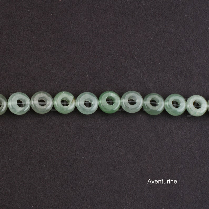 4mm Hole Beads Drilled Large Hole Natural Gemstone Beads for Jewelry ...