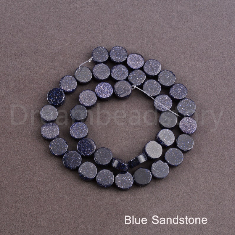 Gemstone Button Beads Natural Rose Quartz/ Tiger Eye/ Agate/ | Etsy