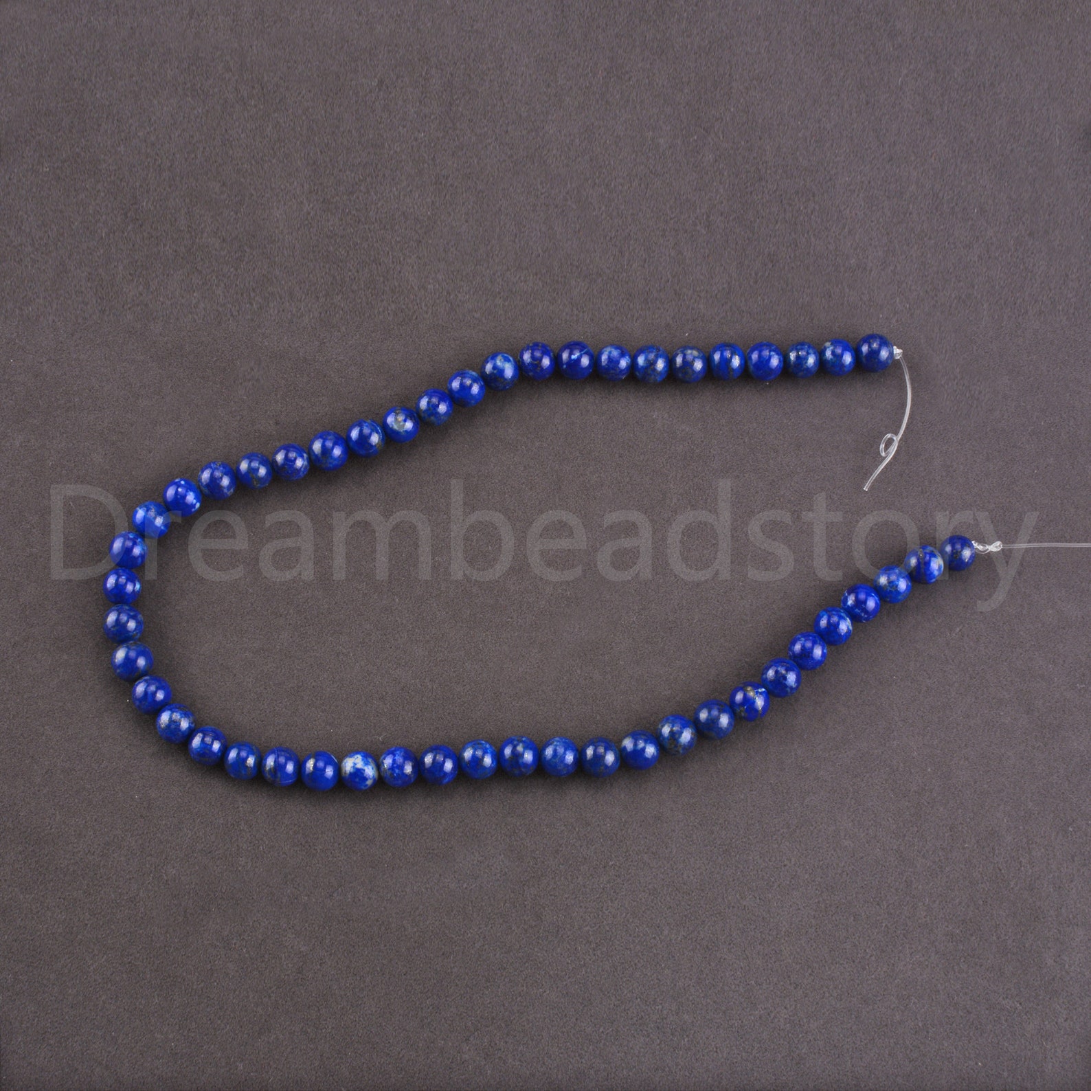 Royal Blue Lapis Beads Round Natural Lapis Lazuli Gemstone - Etsy