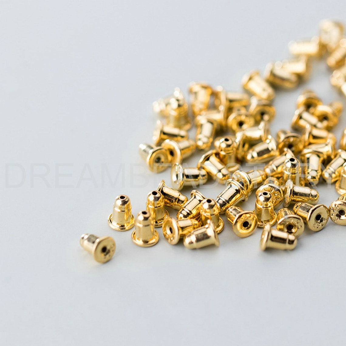 Bullet Ear Stopper - Gold/ White Gold/ Rose Gold Plated 925 Sterling ...