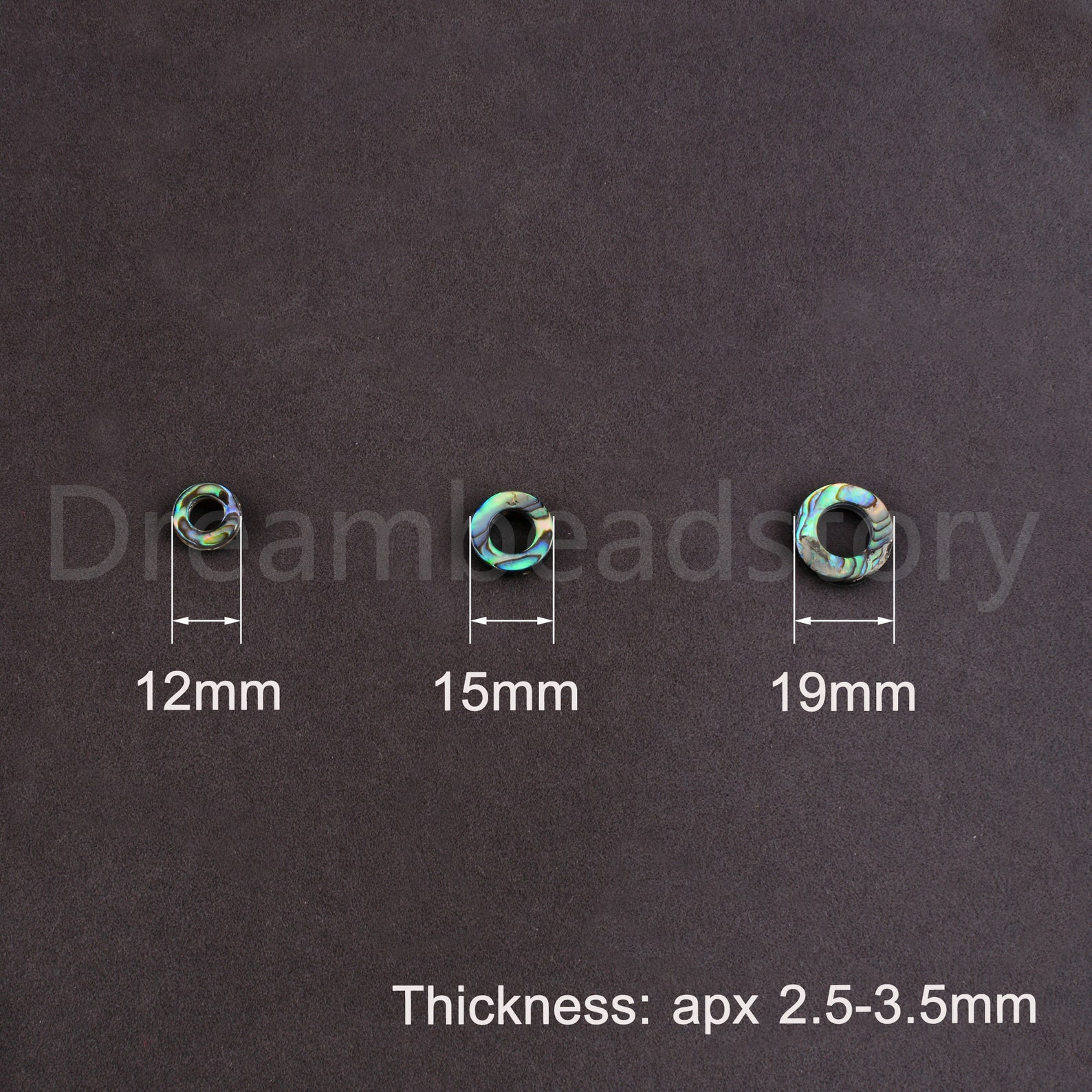 2-50 Pcs Natural Abalone Shell Hollow Round Circle Pendant | Etsy