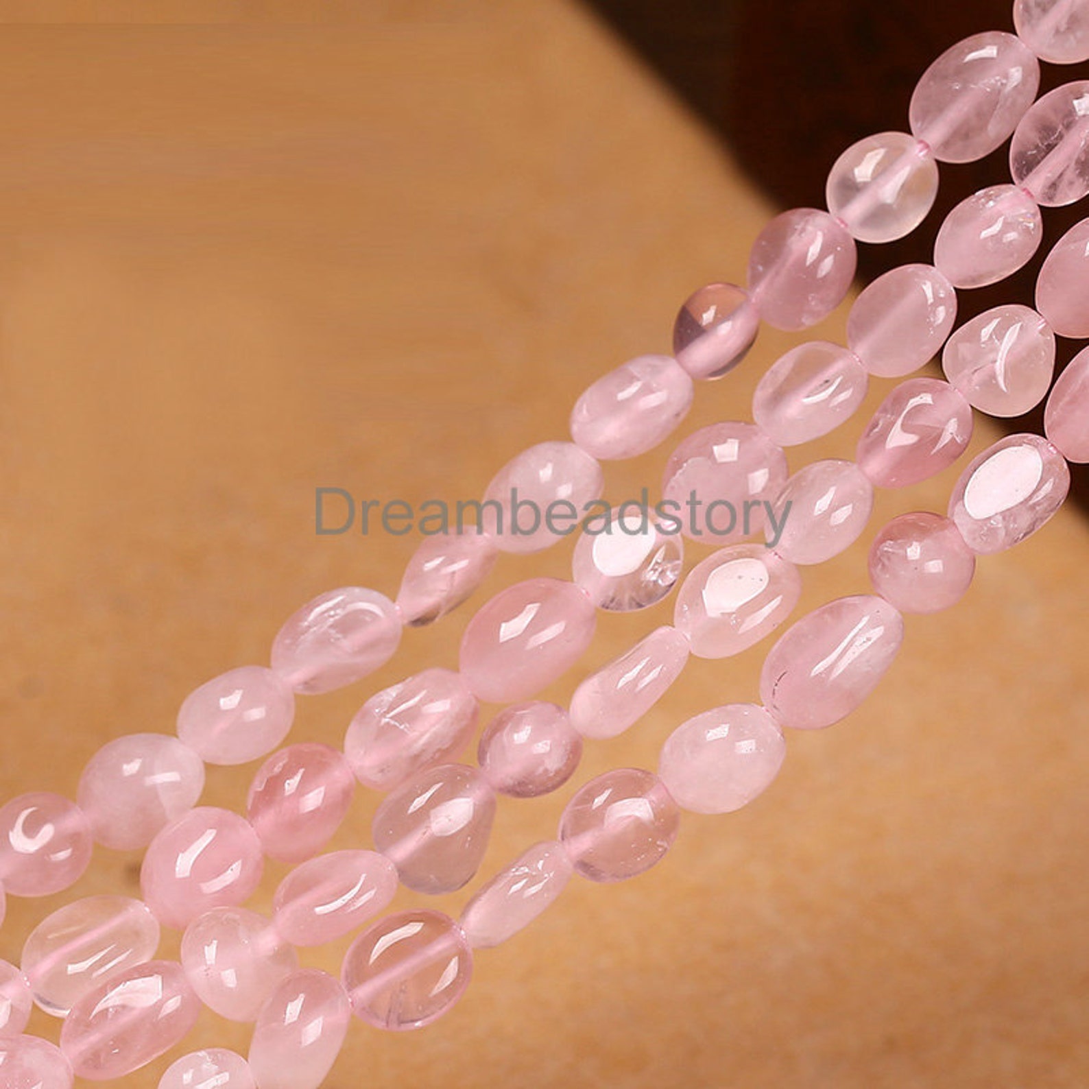 Natural Rose Quartz Beads for DIY Necklace Bracelet Making | Etsy