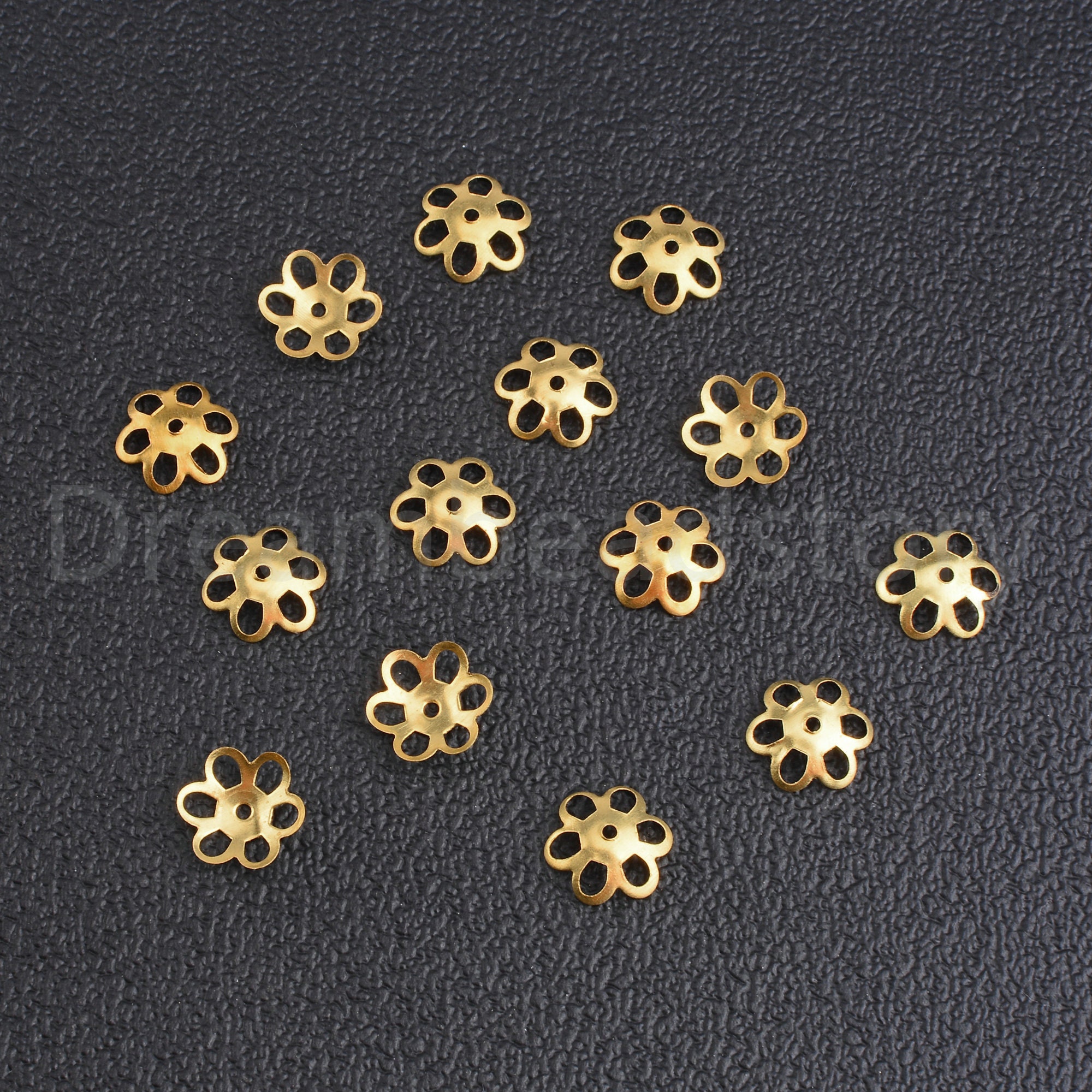100-5000 Pcs Brass Flower End Caps/ Floral Saucer Cap Finding - Etsy