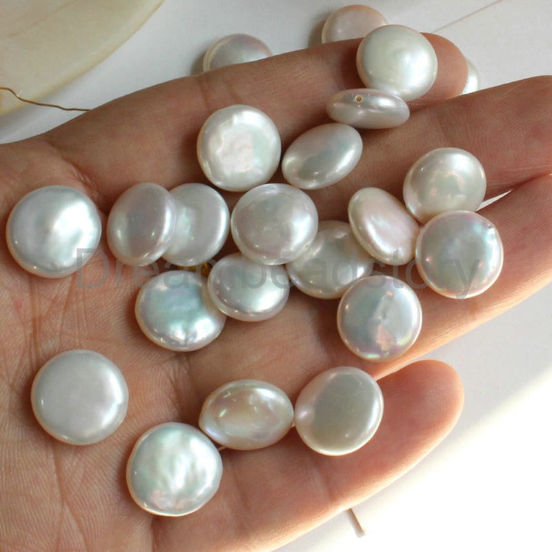 1mm Hole Drilled Pearls - Etsy