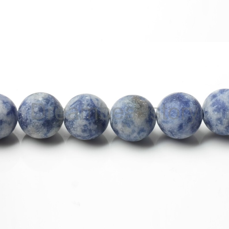 Blue Spot Stone 4mm 6mm 8mm 10mm 12mm Smooth/ Faceted/ Matte | Etsy