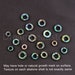 2-50 Pcs Natural Abalone Shell Hollow Round Circle Pendant Ring Beads ...
