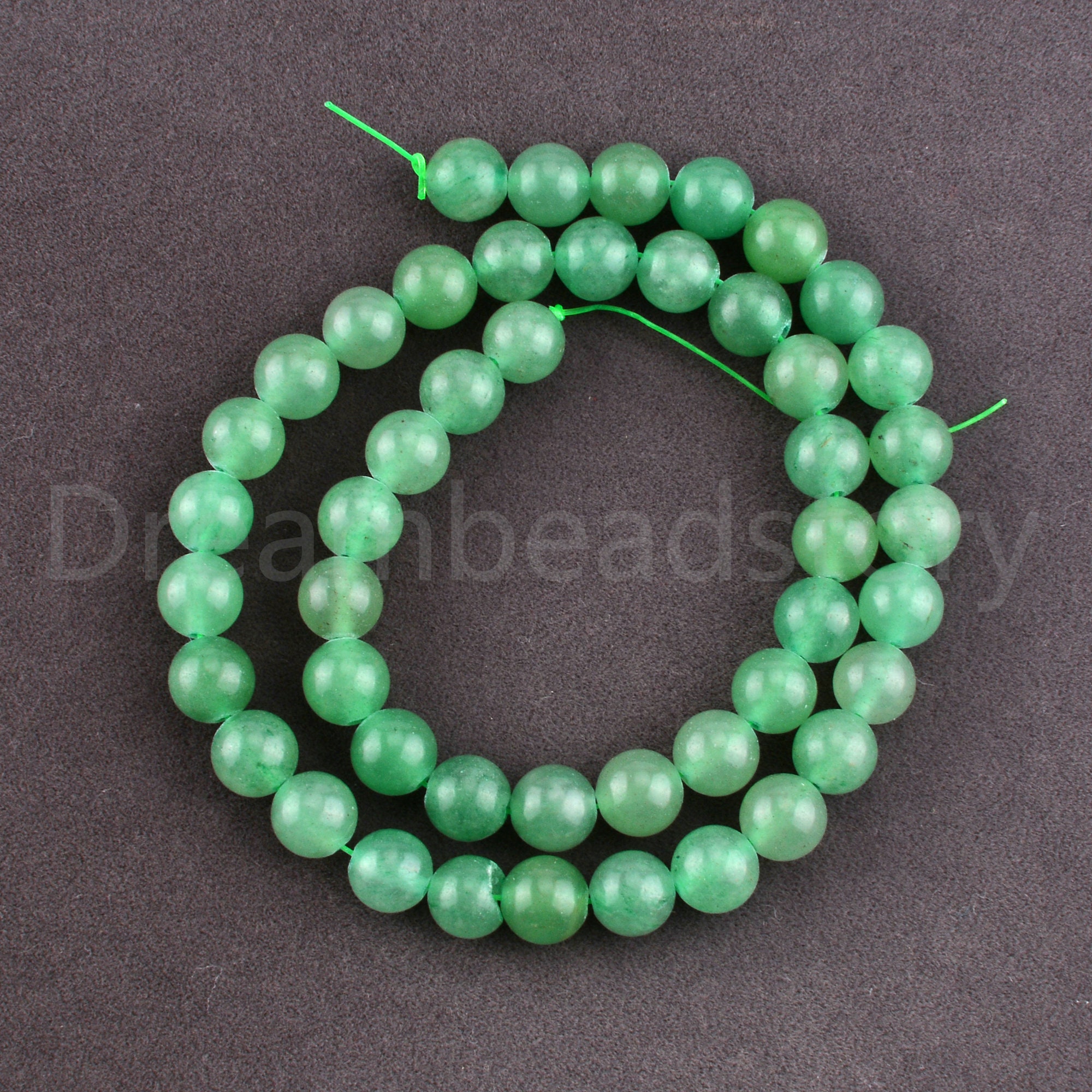 Natural Semi Precious Stone Beads for DIY Jewelry Making Genuine Green ...