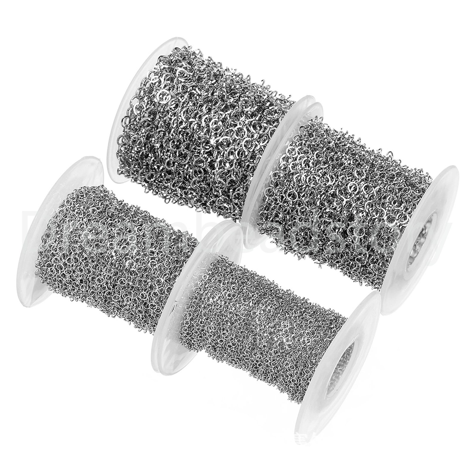 1-5 Rolls Stainless Steel Chain/ 2mm 3mm 4mm 5mm Rolo Link - Etsy