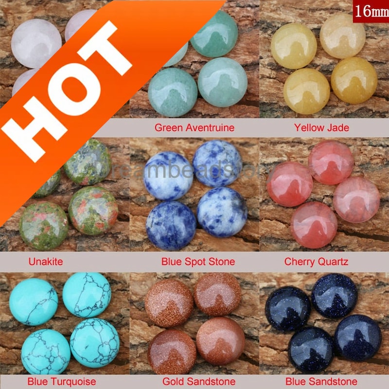 Cabochon Stones - Etsy