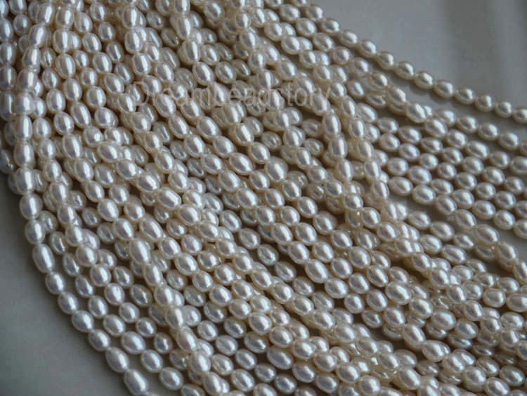 Wholesale Pearl Beads Rice Pearls Wholesale 4-5mm 6-7mm | Etsy