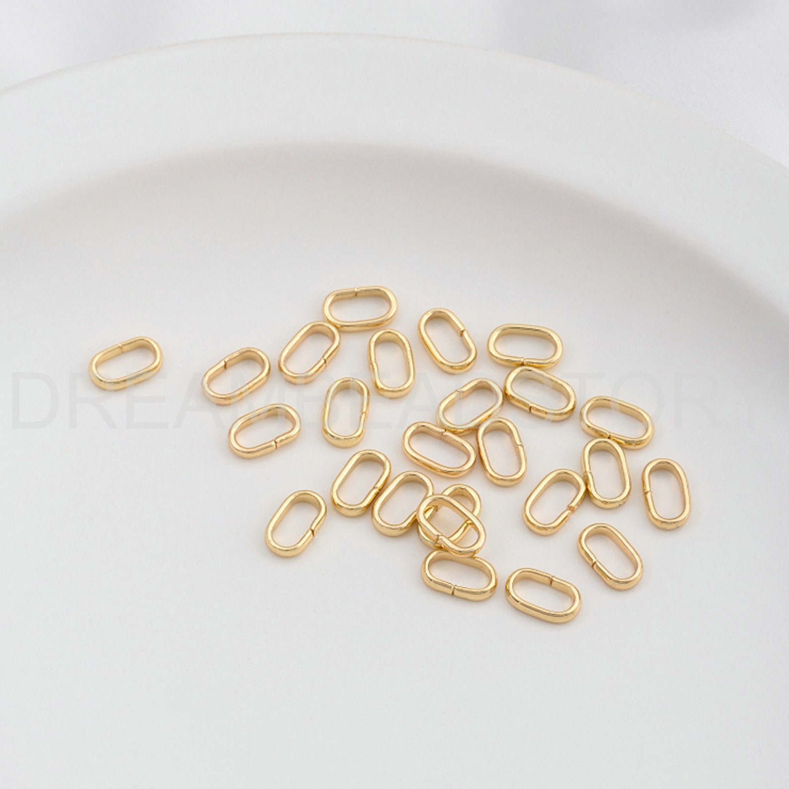 Oval Jump Ring for Jewelry Making - Split Jumpring Finding Lots ...
