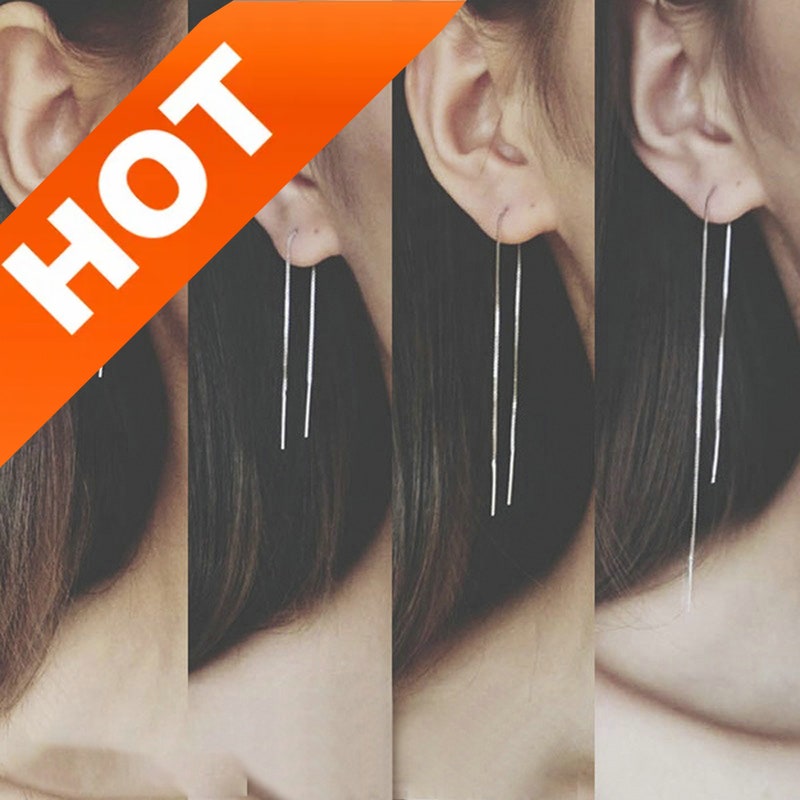 Ear Thread Earrings - Etsy