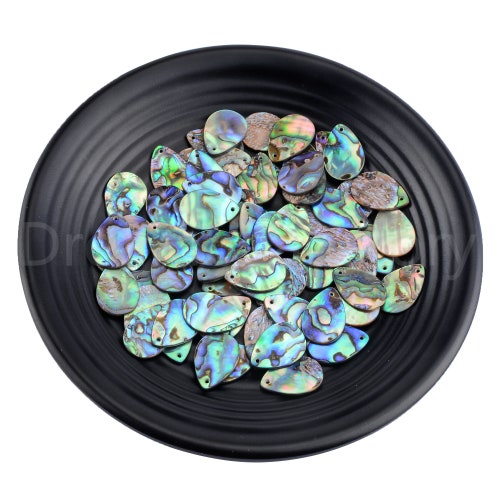 6-50 Pcs Natural Abalone Shell Disc Pendant Beads for Earrings - Etsy