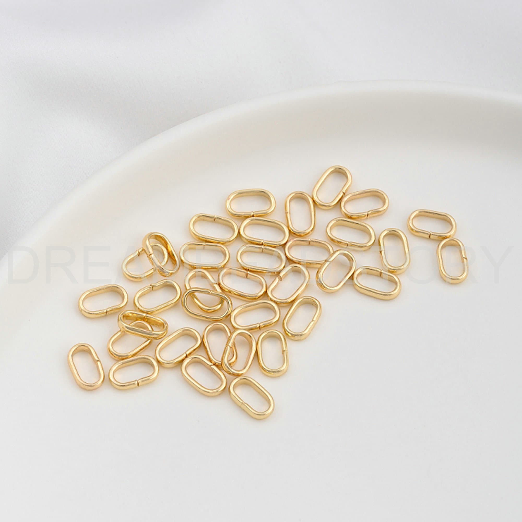 Oval Jump Ring for Jewelry Making - Split Jumpring Finding Lots ...
