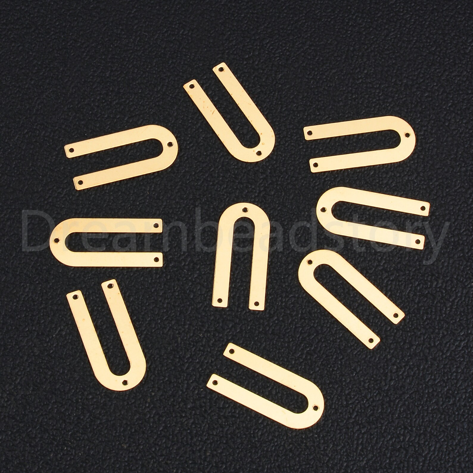 10-500 Pcs Raw Brass U Shape Charms/ U Shaped/ Letter U | Etsy