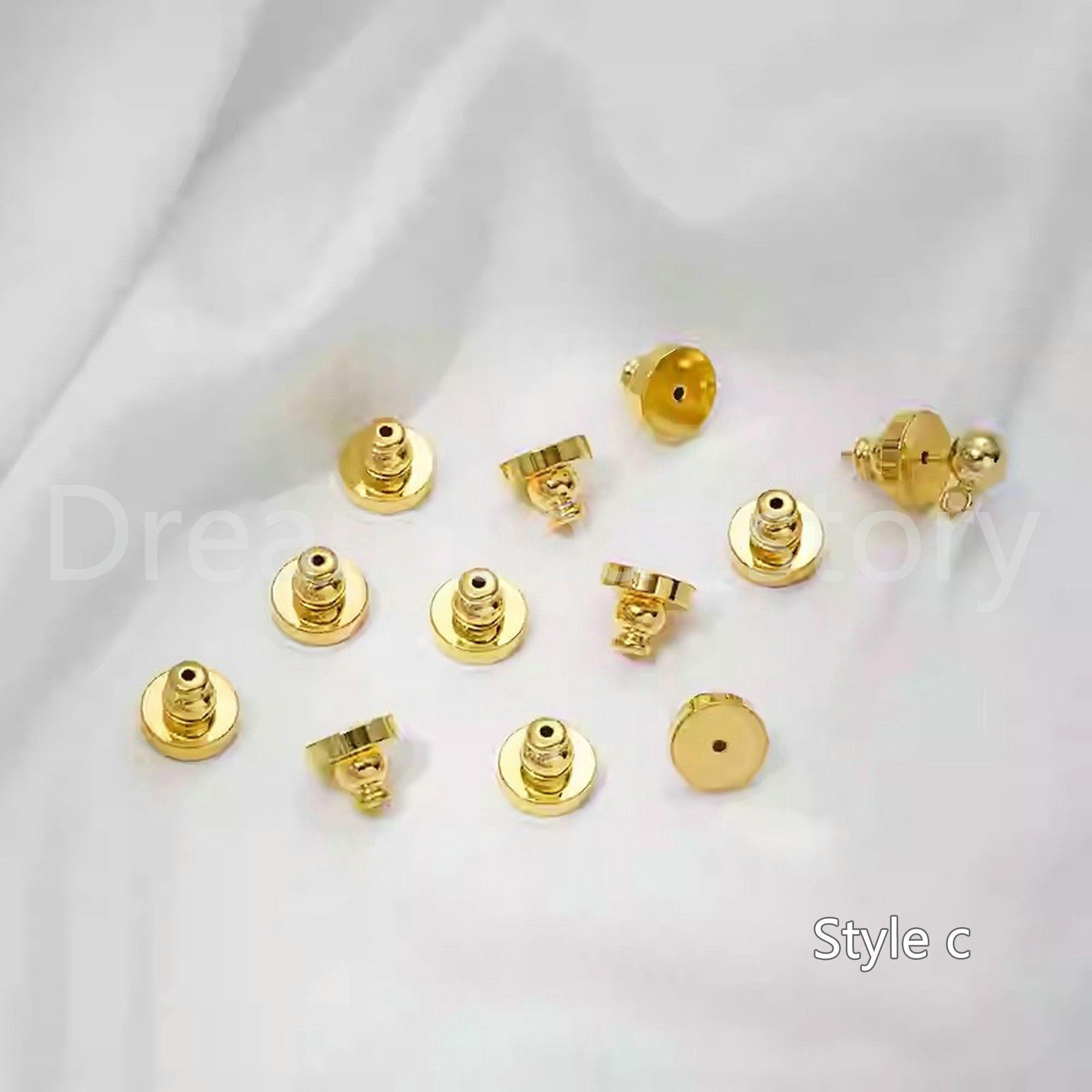 Hypoallergenic Earring Backs Replacement, Durable & Safety Earring ...