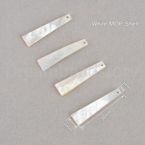 4-100 Pcs Natural White/ Black MOP Shell/ Pteria Penguin Shell 30mm ...