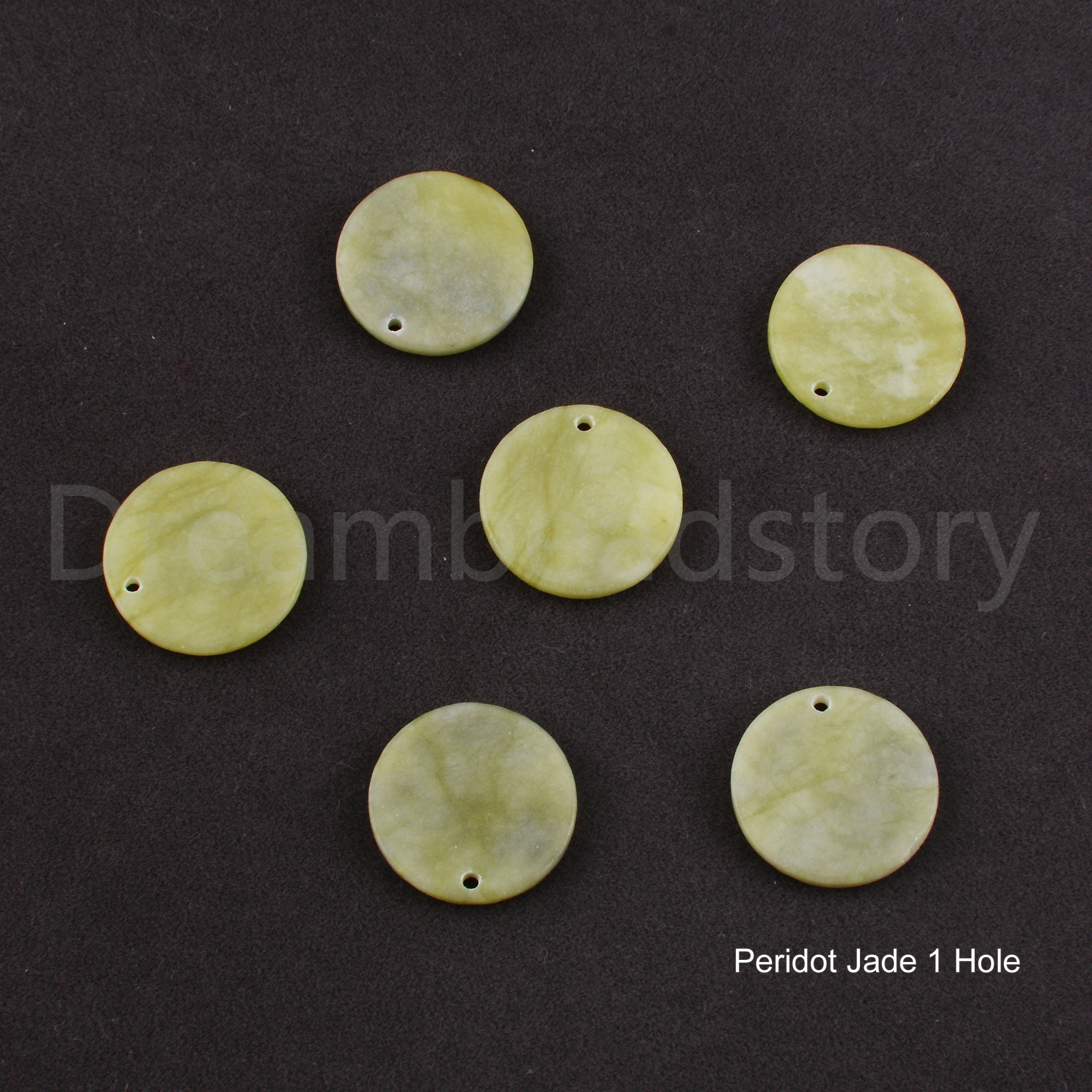 2-50 Pcs Flat Gemstone Disc Bead Natural Amethyst/ Blue Sandstone ...