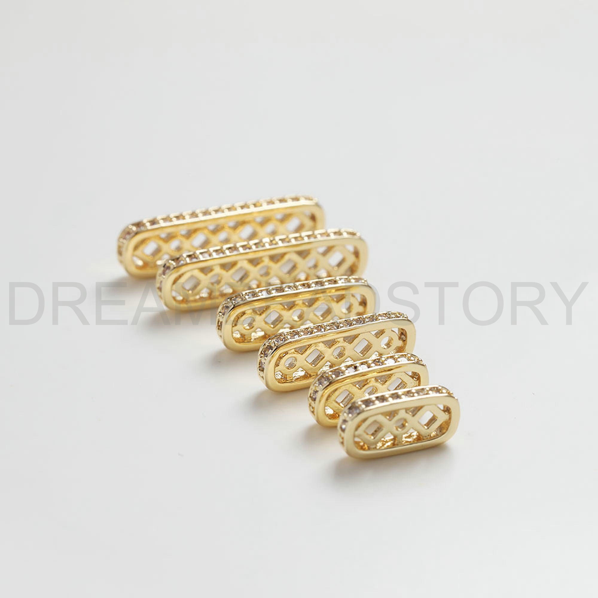 Multi Strand Clasps - Necklace Separator - Multi Row Ends -14K Real ...