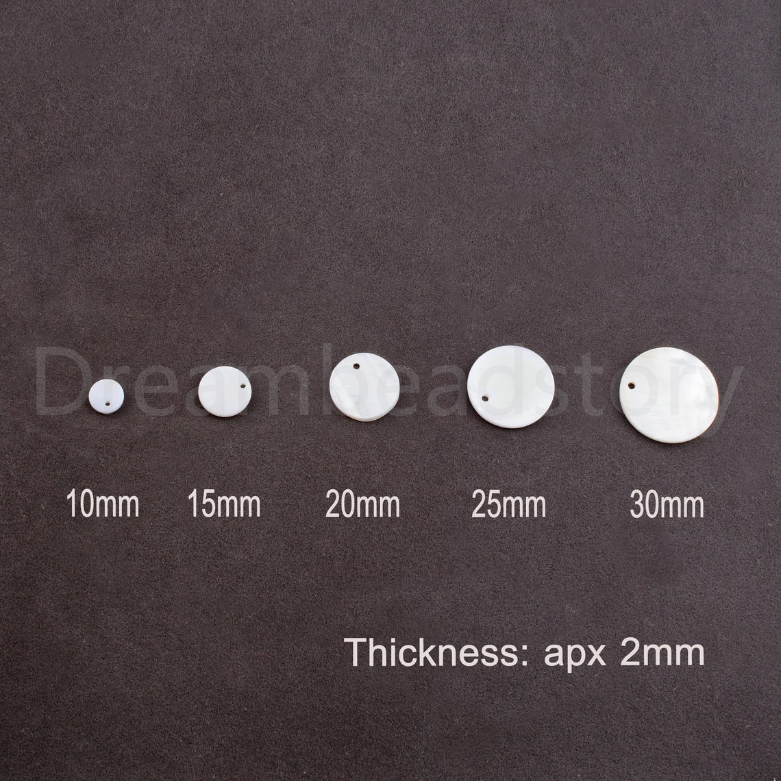 20-500 Pcs Natural Australia White Shell Round Circle Flat - Etsy